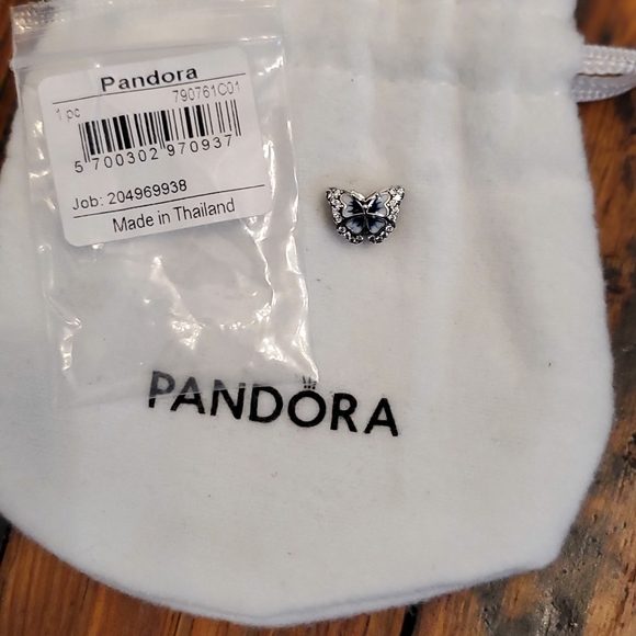 Pandora | Jewelry | Pandora Butterfly Sparkling Charm | Poshmark